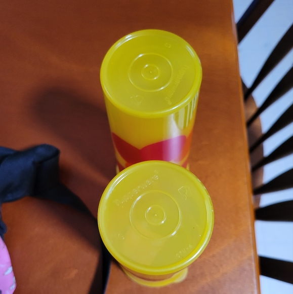 Tupperware | Kitchen | Two Vintage Tupperware Glasses With Lids | Poshmark